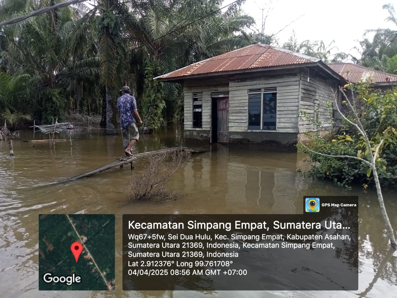 Banjir Kiriman Kembali Rendam Desa Sei Dua Hulu, Kabupaten Asahan - Media Dialog News